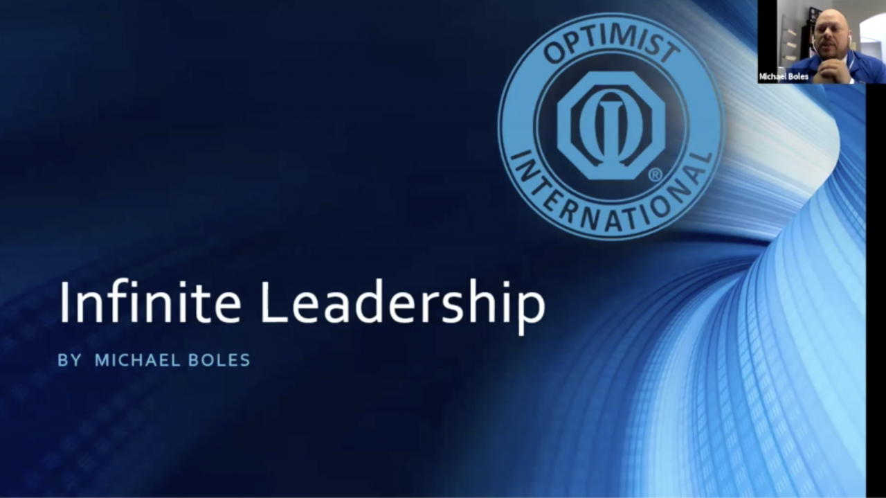 Infinite Leadership 19/20 Keynote Michael Boles - Michigan District ...